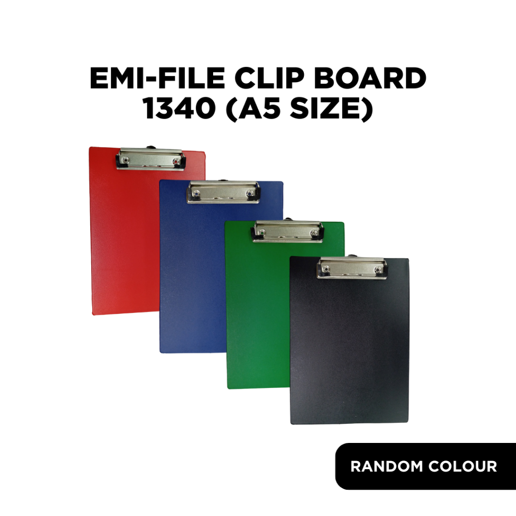 EMI-FILE CLIP BOARD 1340 (A5 SIZE) | Shopee Malaysia