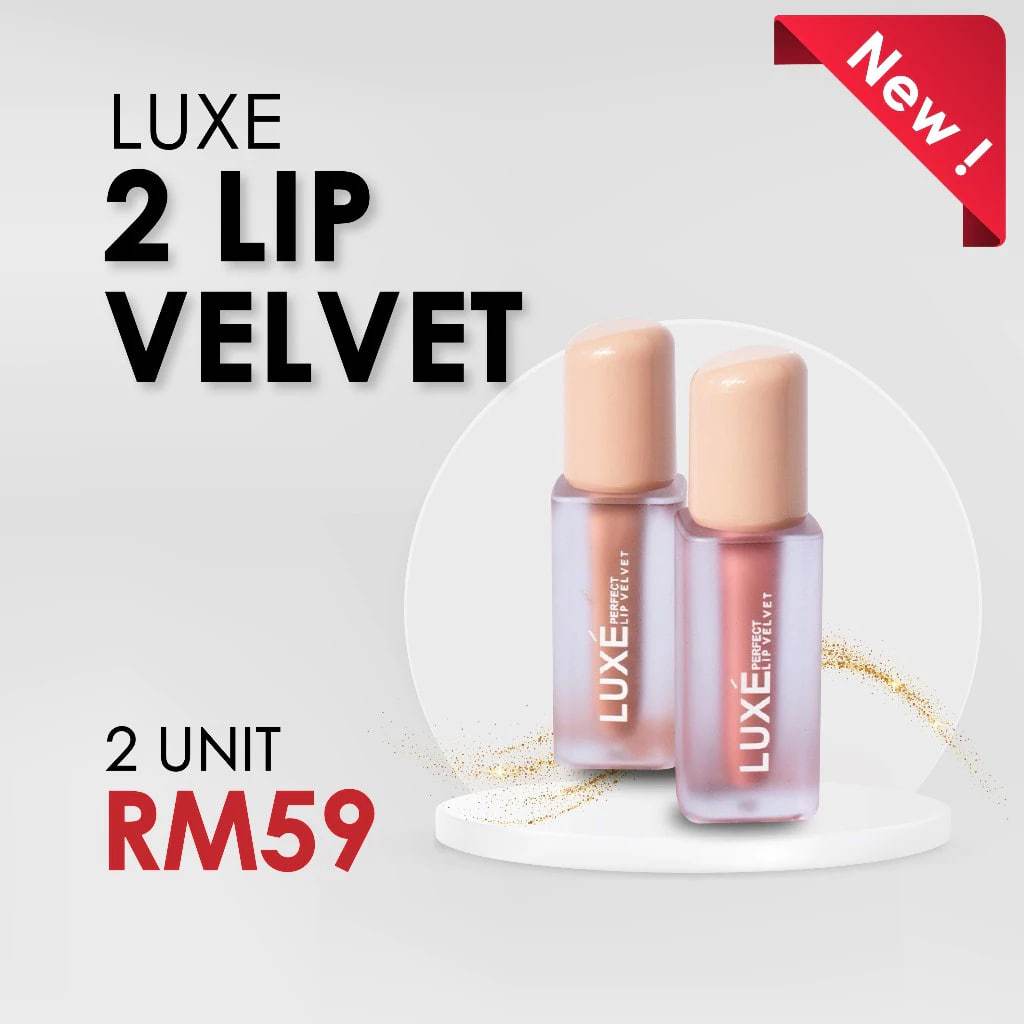 ORIGINAL | LUXE PERFECT LIPVELVET LIPMATTE SET BY YANZI COSMETIC | Shopee Malaysia