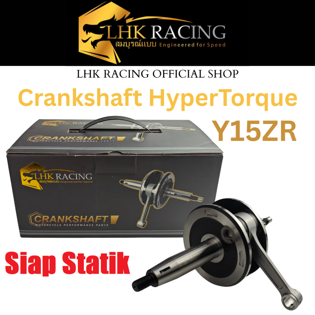 LHK RACING CRANKSHAFT Y15ZR HYPERTORQUE JET 4.85 (102L) OR JET 6.75 (103L) SIAP STATIK | Shopee ...