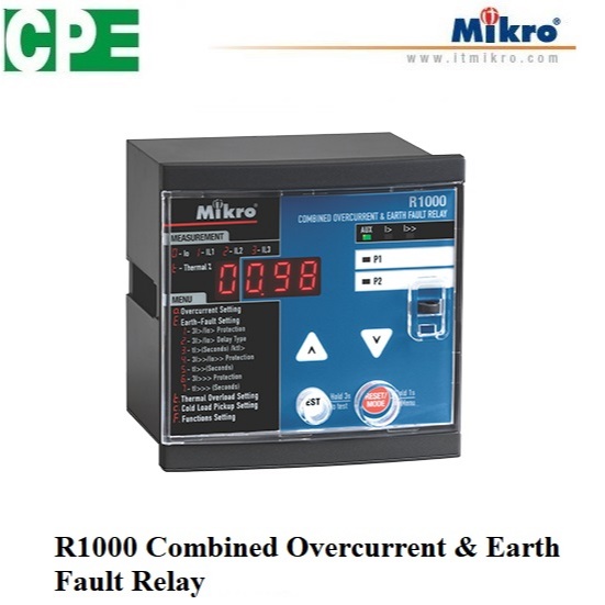 MIKRO R1000A-230A COMBINED OVERCURRENT & EARTH FAULT RELAY | Shopee ...