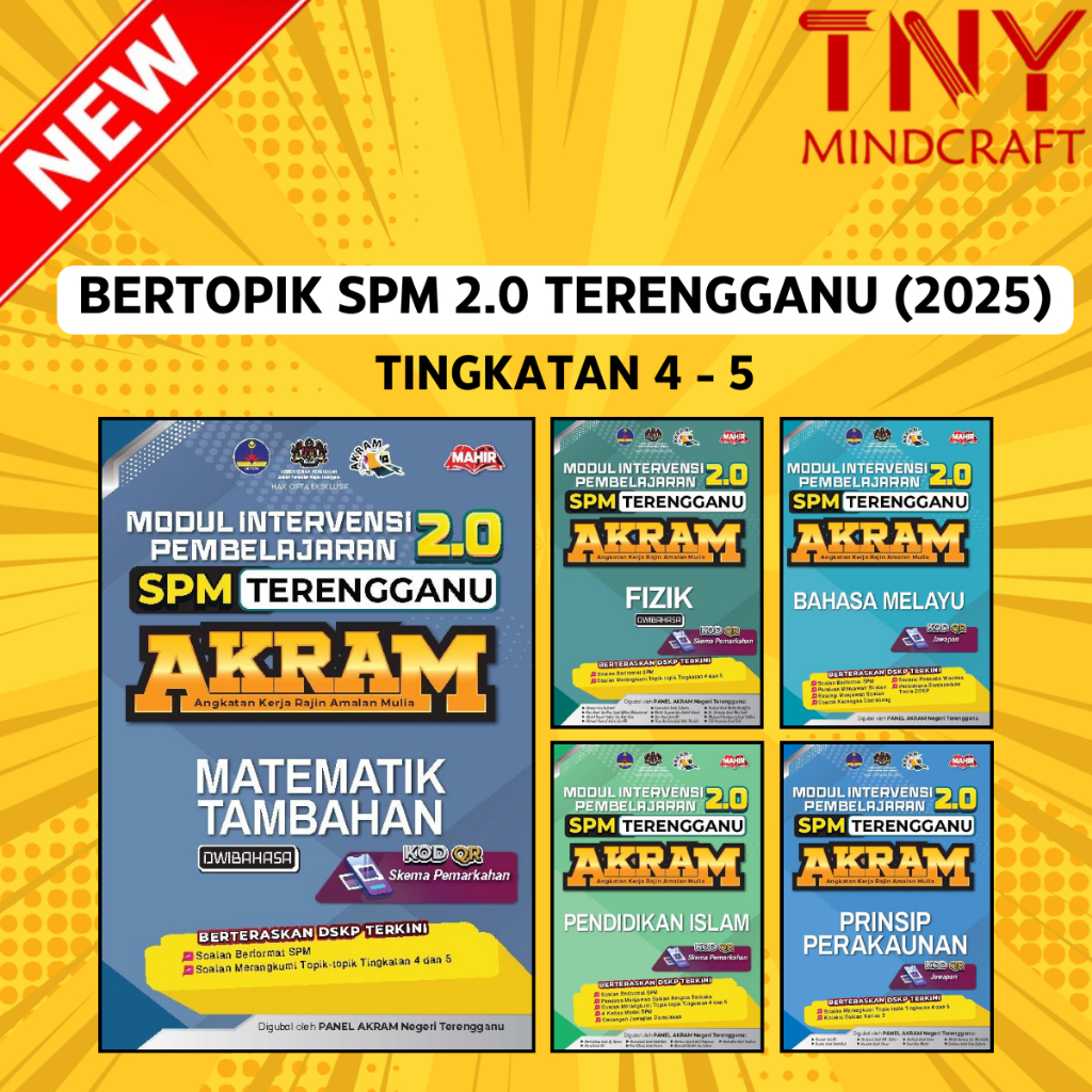 [TNY] MAHIR: MODUL INTERVENSI SPM 2.0【BERTOPIK】TERENGGANU (AKRAM) EDISI 2025 | Shopee Malaysia