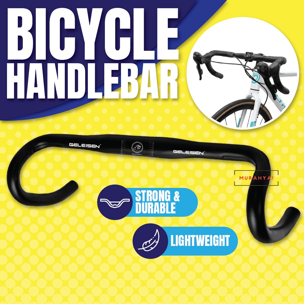 Bicycle Handlebar Road Bike Ultralight Handle Drop Bar Racing Bicycle ...