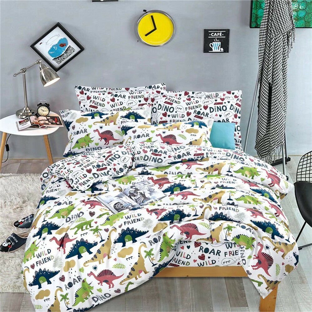 Cartoon Bedsheet Super Single 5 in 1 Kids Bedding Set Comforter Mickey ...