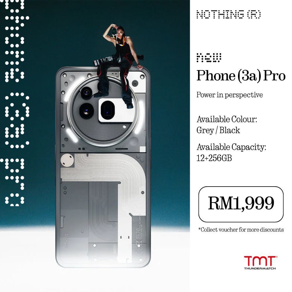 Nothing Phone (3a) Pro 5G Smartphone (12GB RAM + 256GB ROM) | Shopee ...