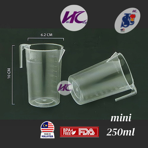 (HC) Sin Lian 191 Plastic Measuring Cup 250 ml | Shopee Malaysia