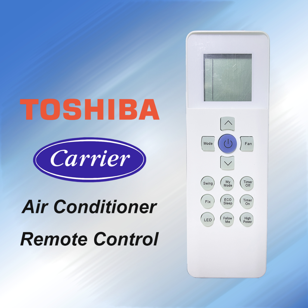 Toshiba Carrier Air Conditioner Remote Control | Shopee Malaysia