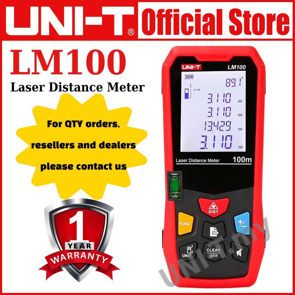 UNI-T LM Series LM100 LM40 LM60 LM80 Laser Distance Meter | Shopee Malaysia