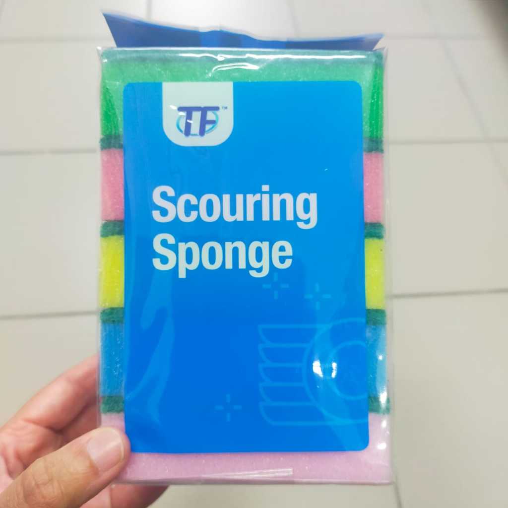 Scouring Sponge 4pcs | Shopee Malaysia