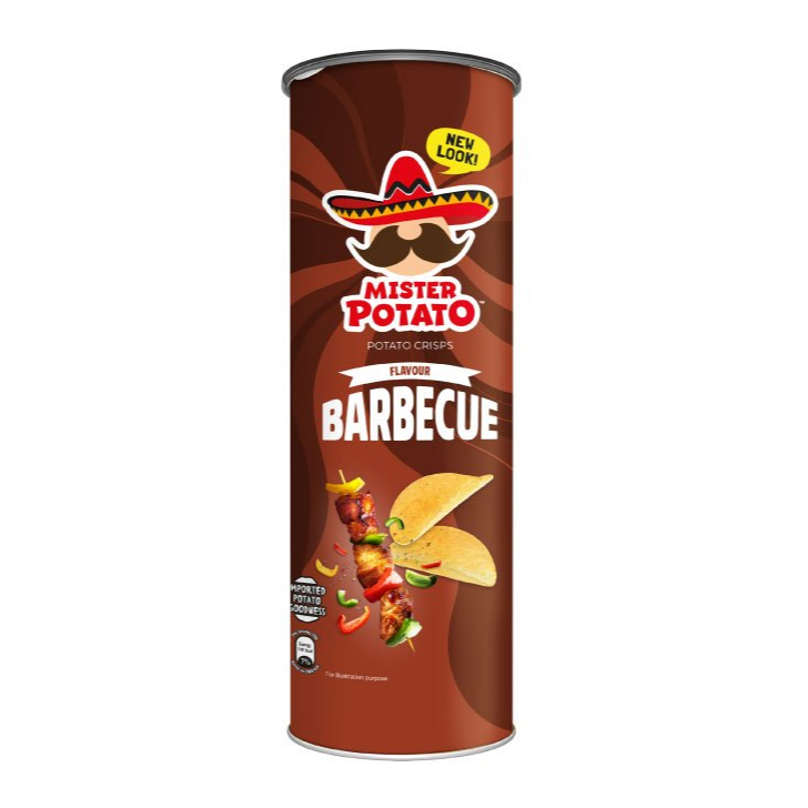 Mister Potato Crisps - BBQ (125g) | Shopee Malaysia