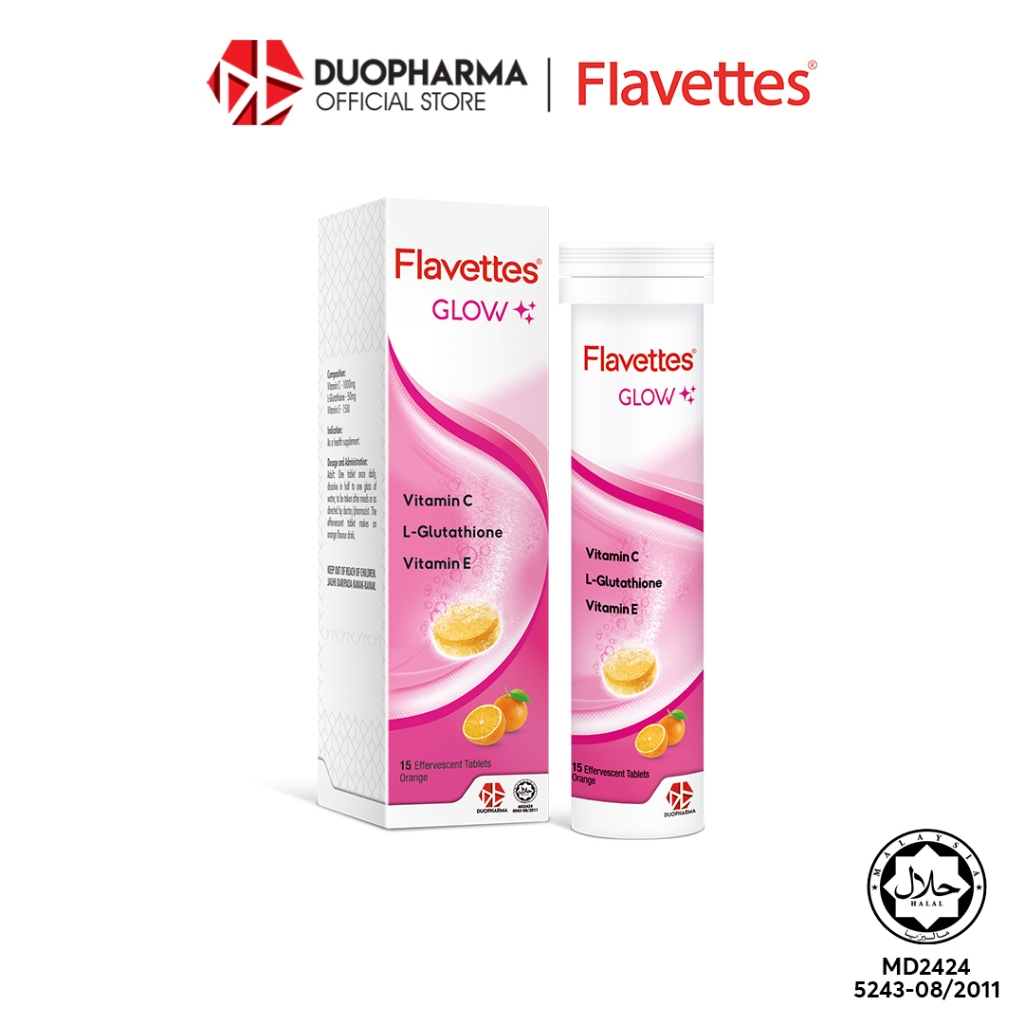 Flavettes Effervescent Glow (15's) | Shopee Malaysia