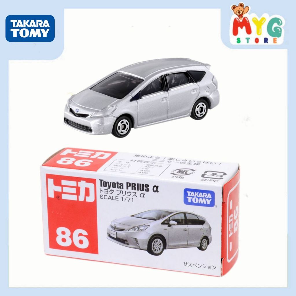 1/71 Toyota PRIUS a 86 Tomica Takara Tomy Die-cast Model Figure Original Malaysia Stock 392682 ...