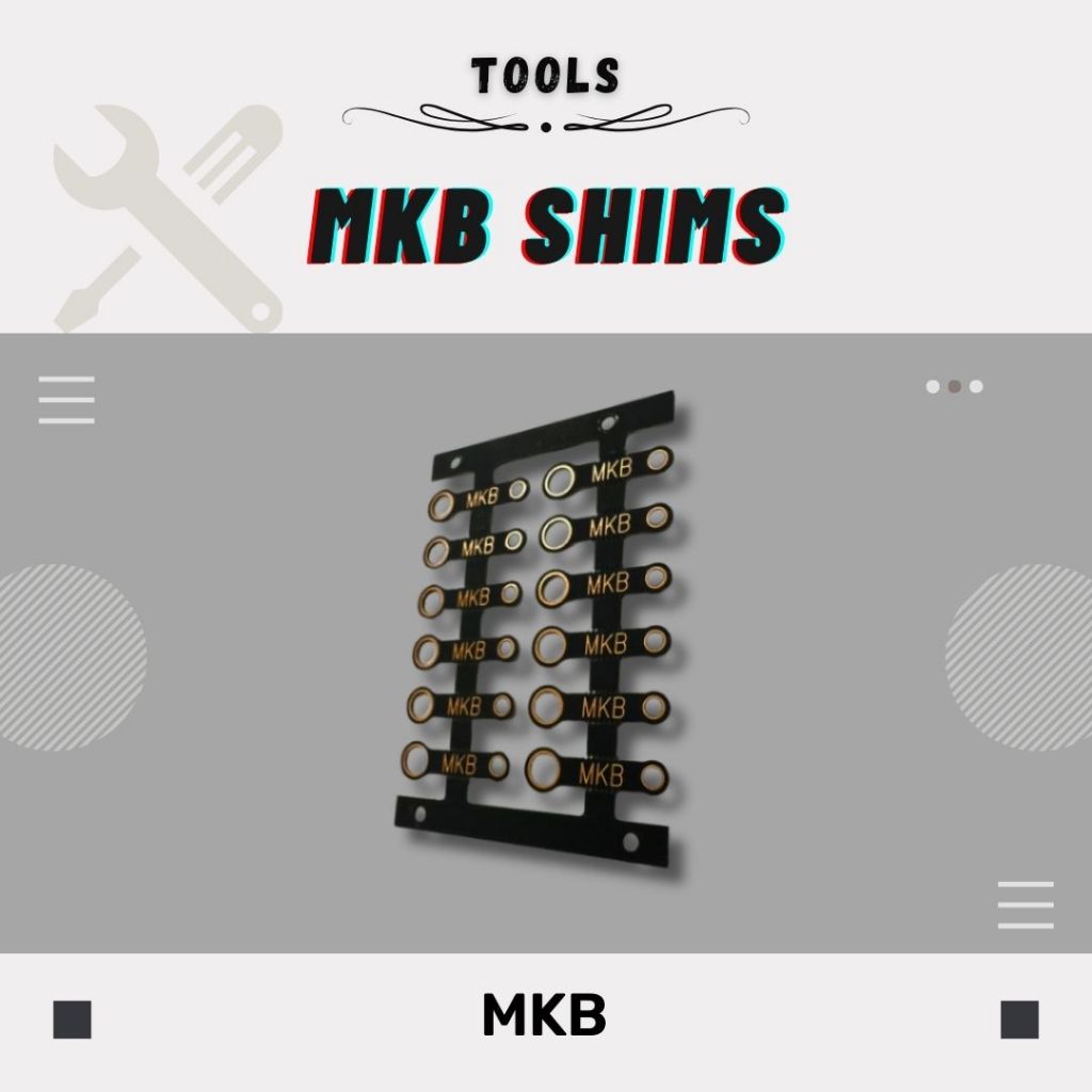 MKB Stabilizer Shims FR4 Material For Thinner Keyboard PCB (0.4mm ...