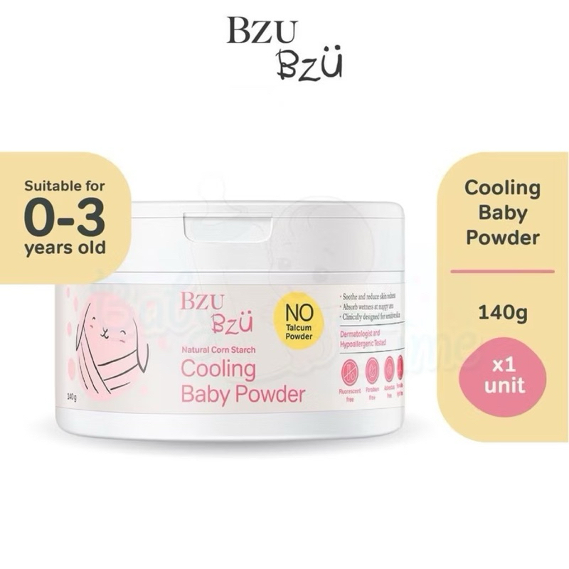 Cooling Baby Powder with Puff (140g) | Shopee Malaysia