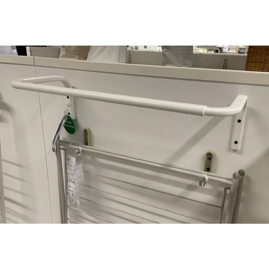 MULIG Clothes Bar 60 - 90cm Extendable Adjustable Clothes Hanging Bar ...