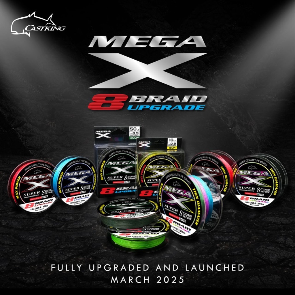 🎣 MEGA X 8 Braid Line by CASTKING 🌊 | Shopee Malaysia