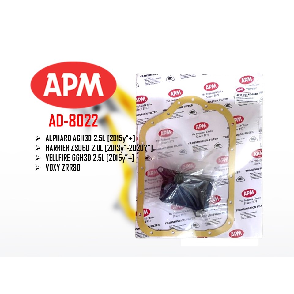 APM Transmission Auto Filter - Toyota Alphard Vellfire AGH30 2.5L ...