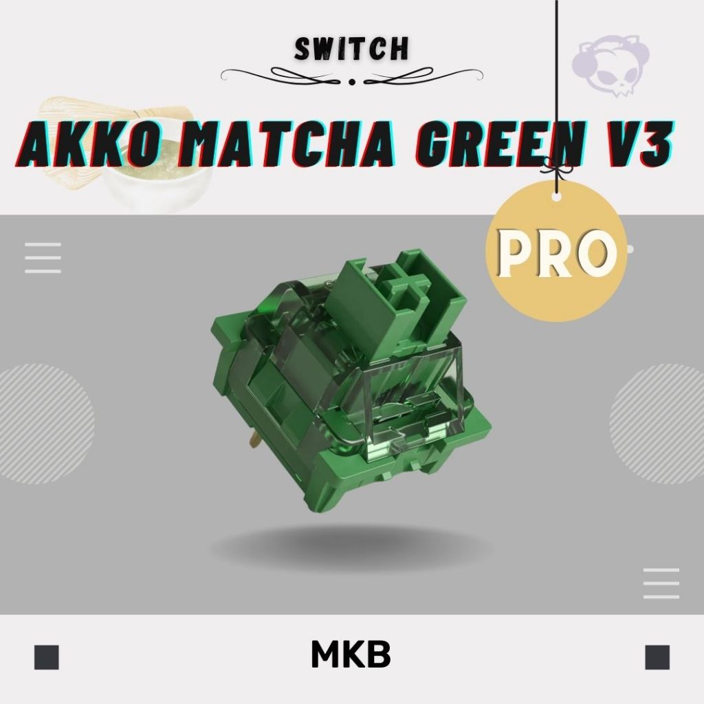 Akko Matcha Green V3 Pro Linear Switch For Mechanical Keyboards ...
