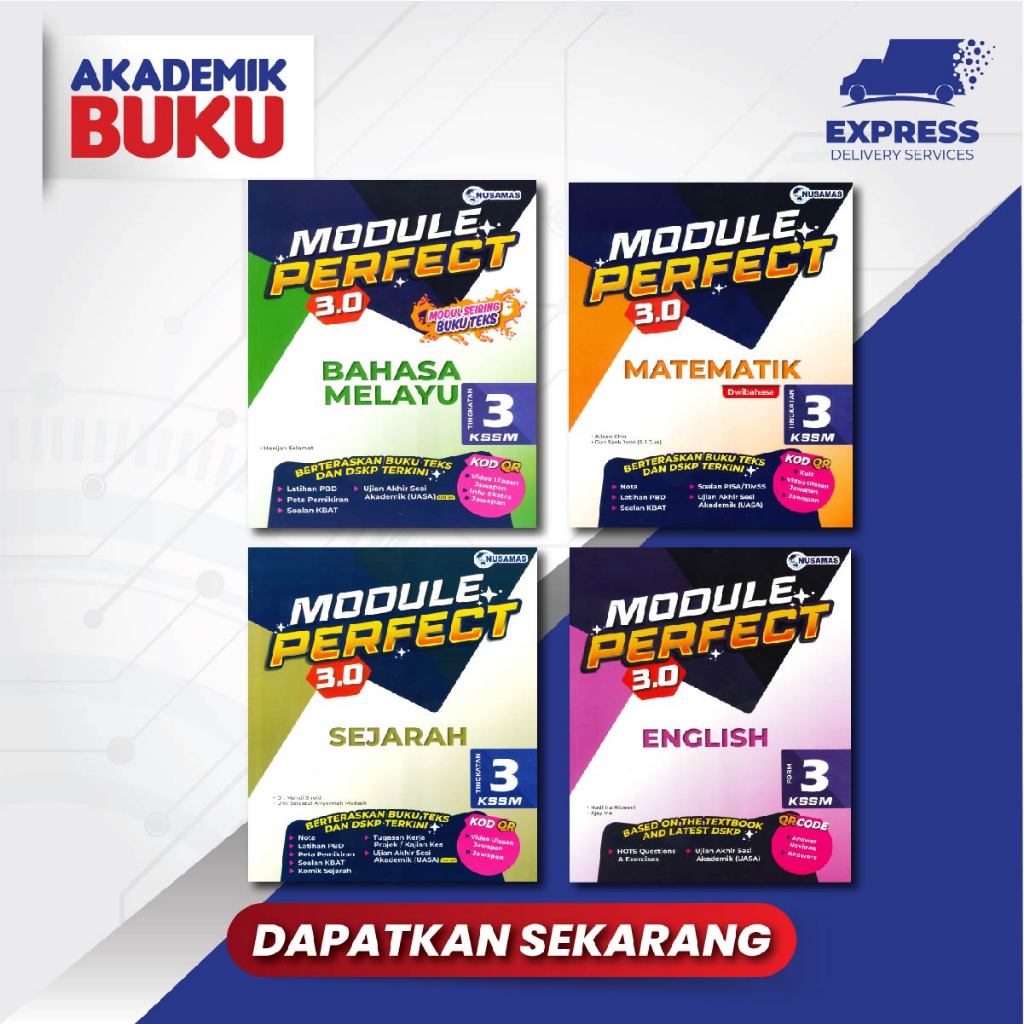 Akademik Buku Nusamas Buku Latihan Module Perfect 3.0 KSSM Tingkatan 3 | Shopee Malaysia