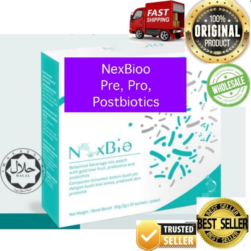 [READY STOCKS] NEXBIO 100% ORIGINAL Prebiotik Probiotik Postbiotik ...