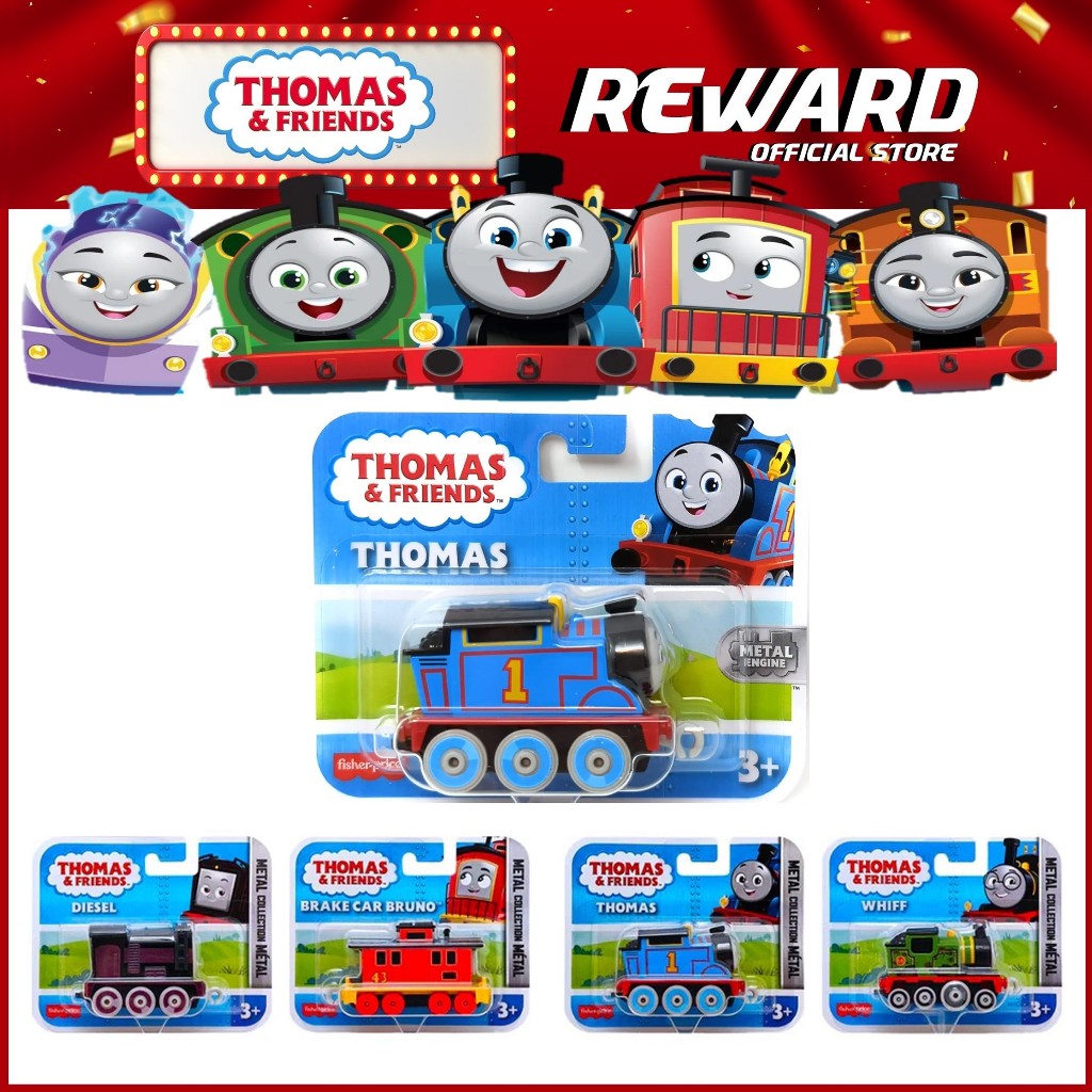 Mattel Thomas & Friends Push-Along Train Engines - Assorted HFX89 ...