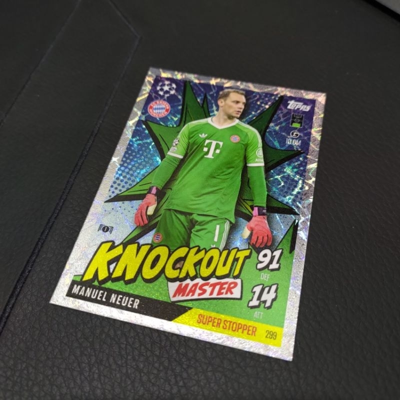Topps Match Attax EXTRA 2024-2025 Knockout Master Manuel Neuer Bayern Munich 299 | Shopee Malaysia