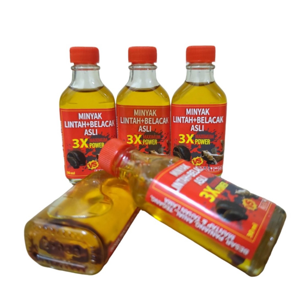 Minyak Lintah + Belacak 3x Urutan Power Tradisional Ready Stock 30ML ...