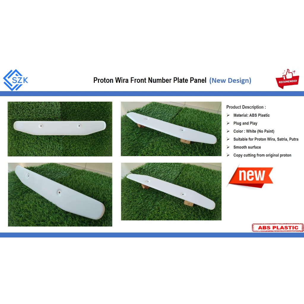 Proton Wira Front Number Plate Panel (Tapak Plate Depan Proton Wira ...