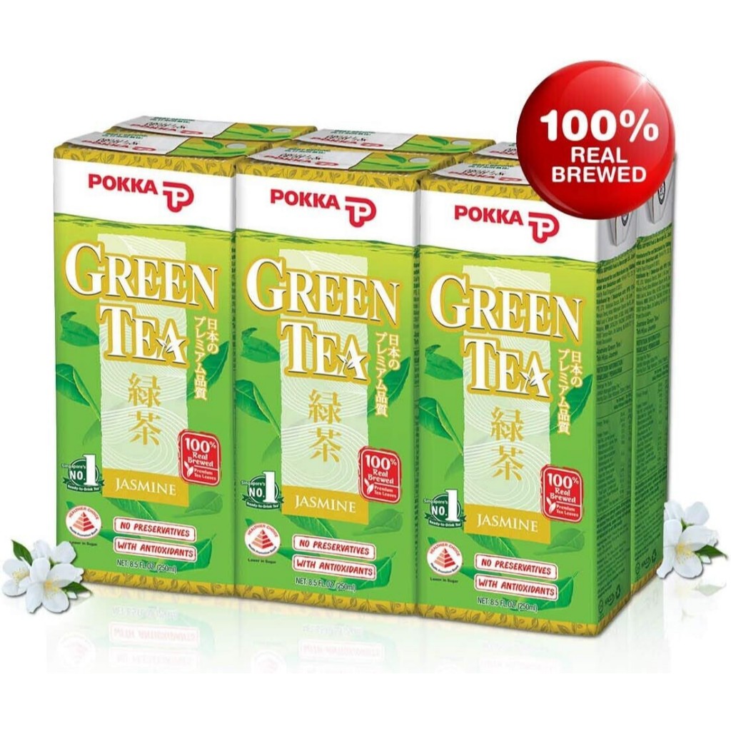 POKKA JASMINE GREEN TEA 250ML | Shopee Malaysia