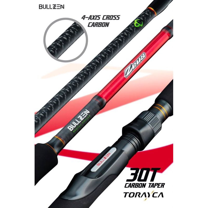 Bullzen Zeus spinning fishing rod | Shopee Malaysia