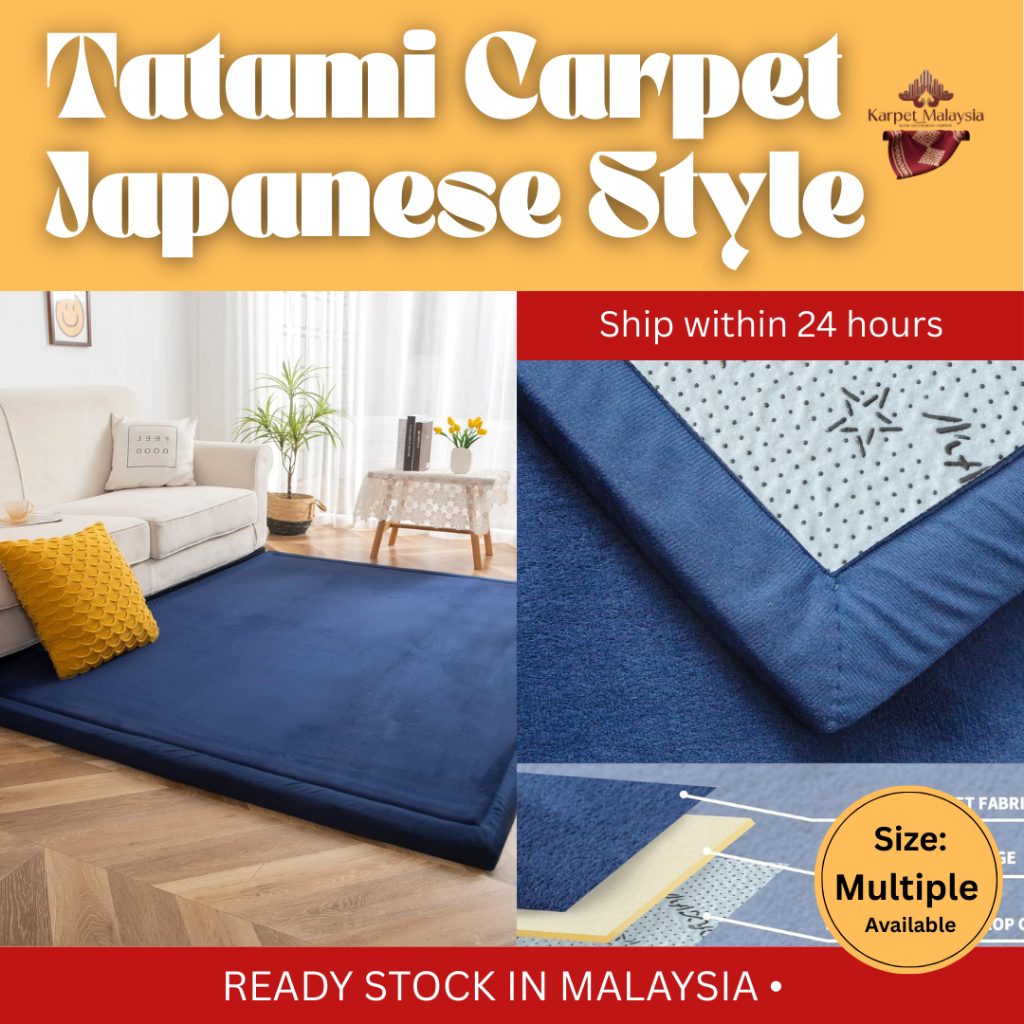 Tatami Carpet Japanese Style | Soft & Thick Karpet Tatami | Anti-Slip ...