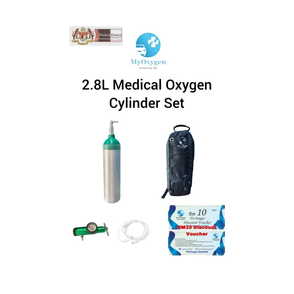 2.8L Medical Oxygen Cylinder Set | Shopee Malaysia