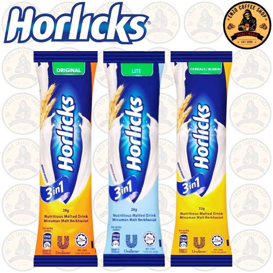 HORLICKS (LOOSE PACK/SACHET) NUTRITIOUS MALTED CEREAL INSTANT DRINK ...