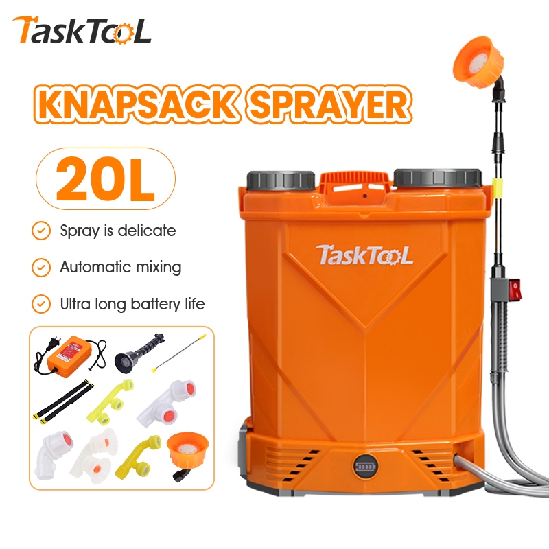 TASKTOOL Electric Knapsack Sprayer Pump 20L High pressure Agriculture ...