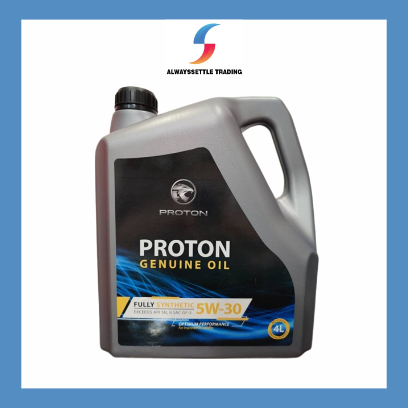 Proton Fully Synthetic 5W30 API SN ILSAC GF-5 4L (4Liter) Engine Oil ...