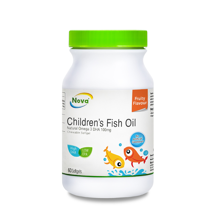 NOVA CHILDREN FISH OIL CHEWABLE SOFTGEL(60'S) | Shopee Malaysia