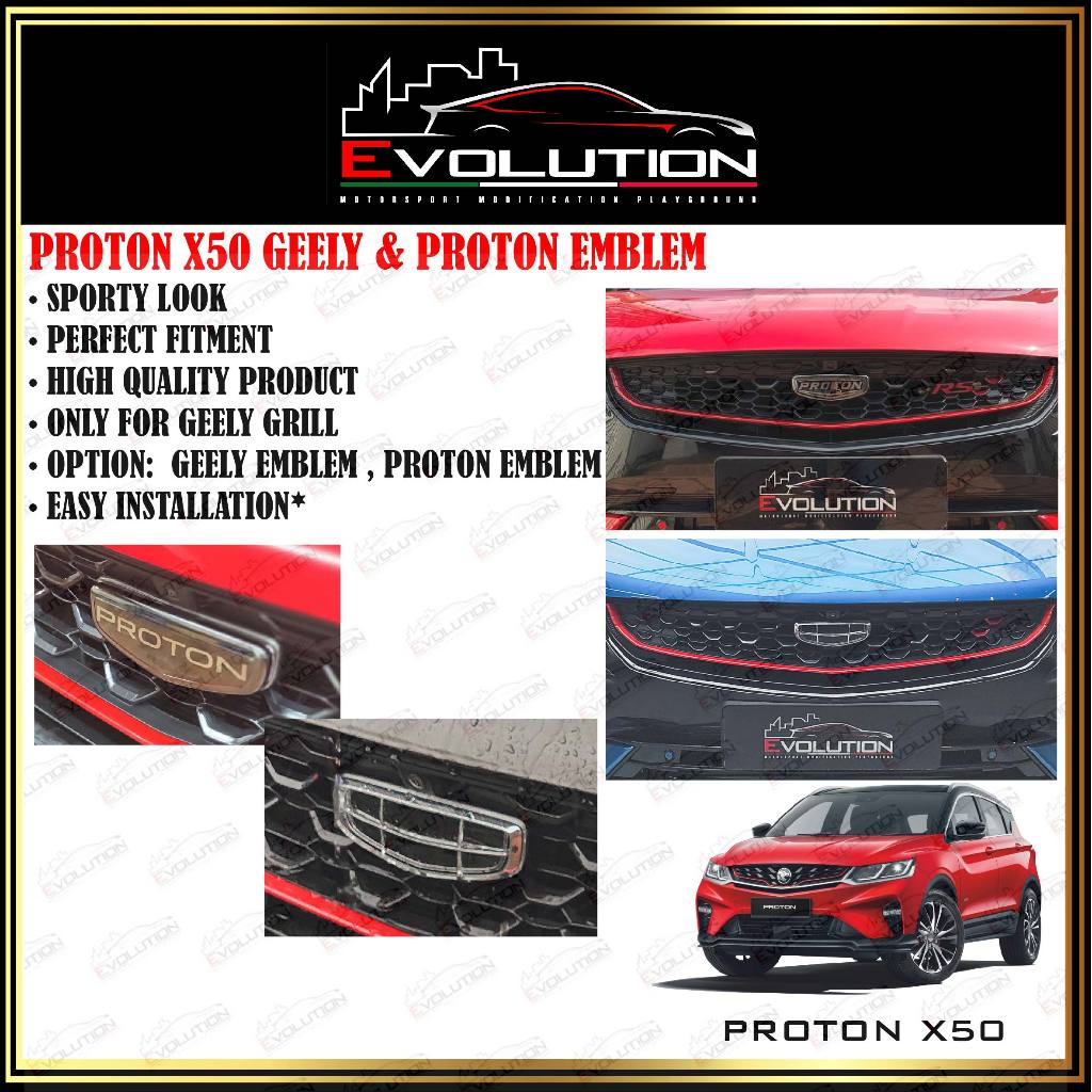 [𝗢𝗡𝗟𝗬 𝗙𝗢𝗥 𝗚𝗘𝗘𝗟𝗬 𝗚𝗥𝗜𝗟𝗟] PROTON X50 PROTON S70 PROTON X70 LOGO CAP ...