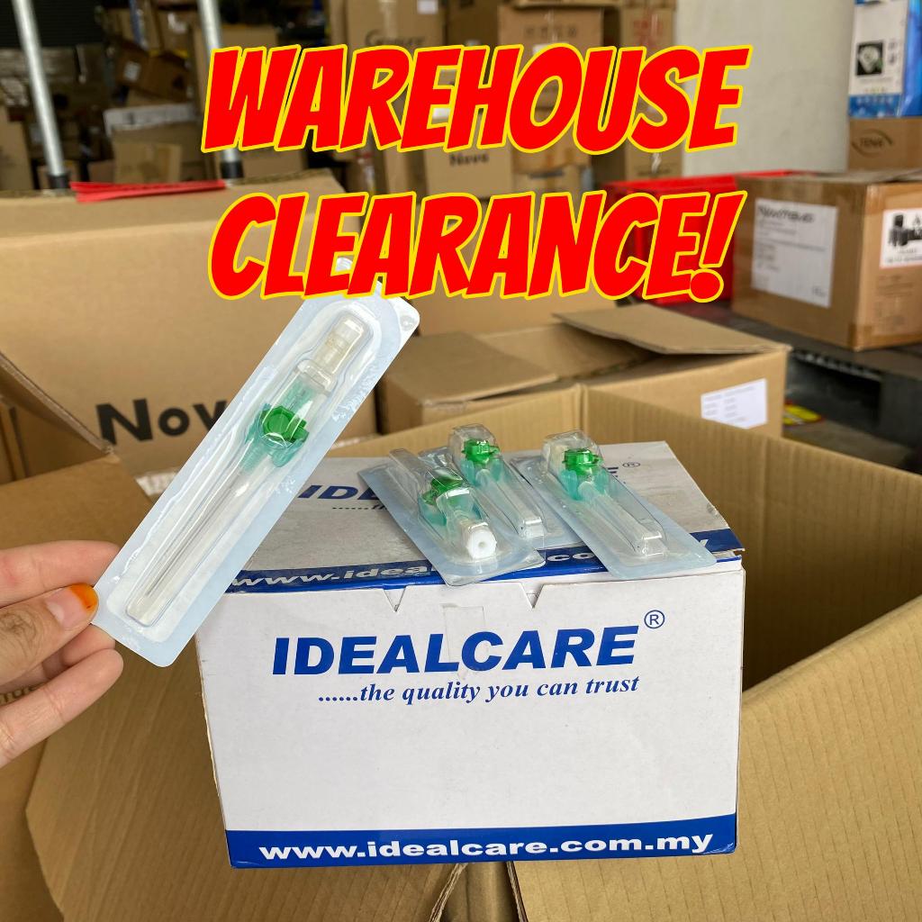 [EXP: 11/25] Idealcare I.V. Catheter with Injection Valve 18g x 4.5cm ...