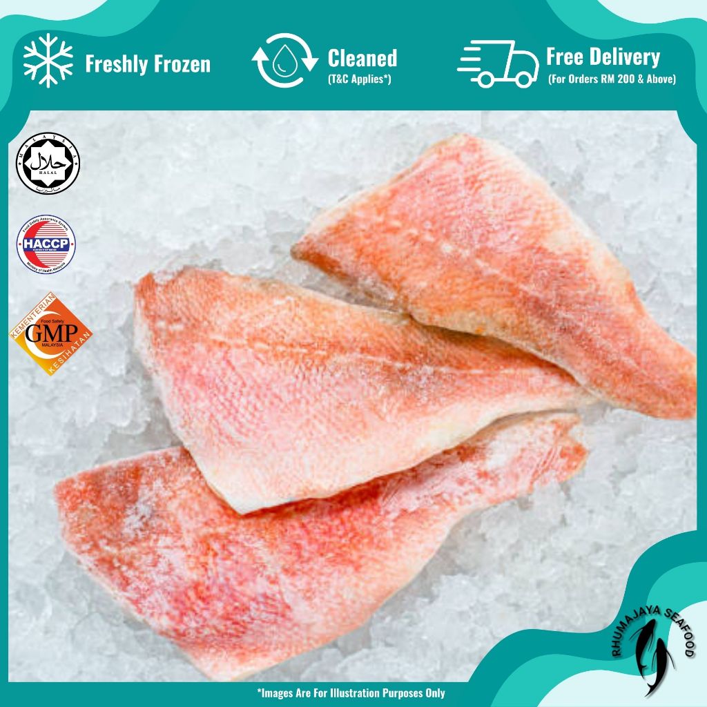 Red Fish Fillet Portion Ikan Merah Fillet 红鱼片| Rhumajaya Fresh Frozen ...