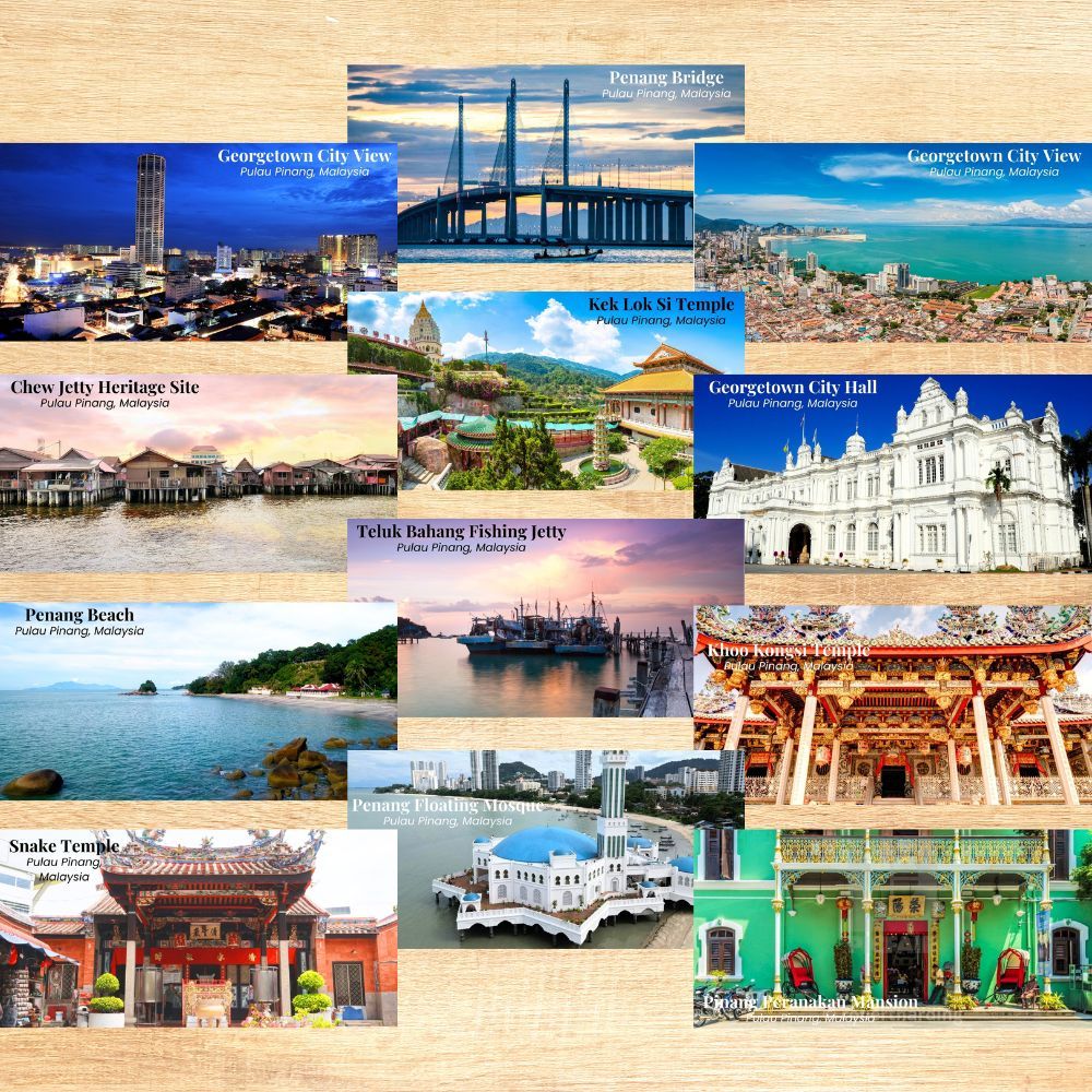 Malaysia Pulau Pinang Penang Gift Souvenir Fridge Magnet Door Gift Food ...