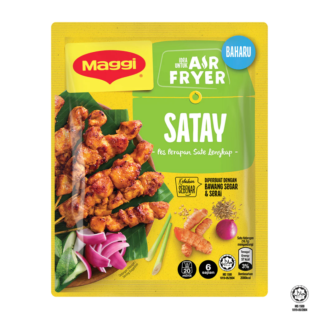 MAGGI Satay Chicken Marinate Paste | Paste Perapan Sate Lengkap 100g ...