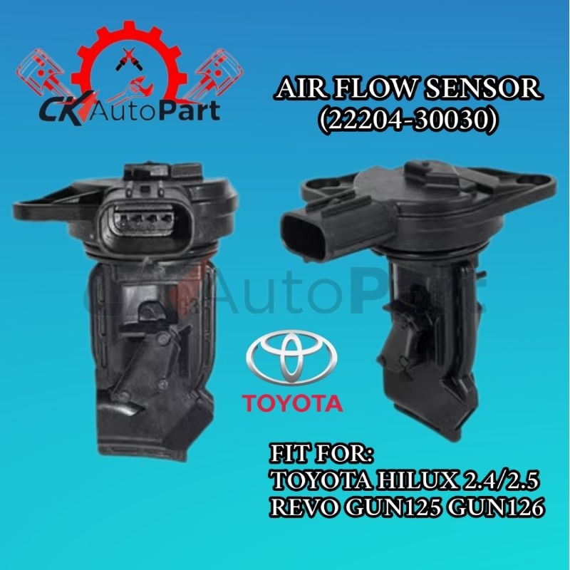 TOYOTA HILUX 2.4/2.8 REVO GUN125 GUN126 AIR FLOW SENSOR (15") (22204 ...