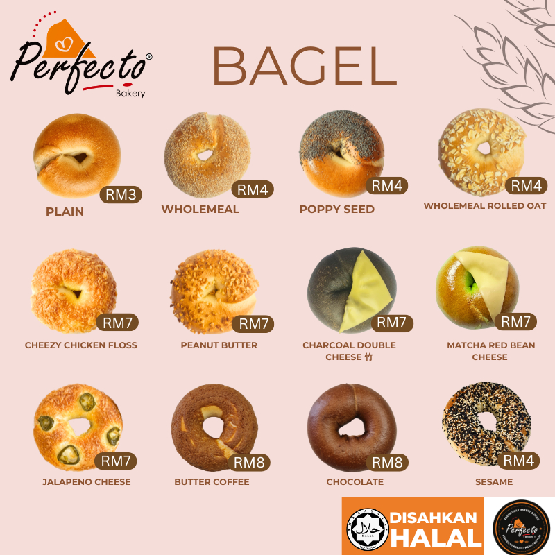 Halal Perfecto Bakery Healthy Bagel | Shopee Malaysia