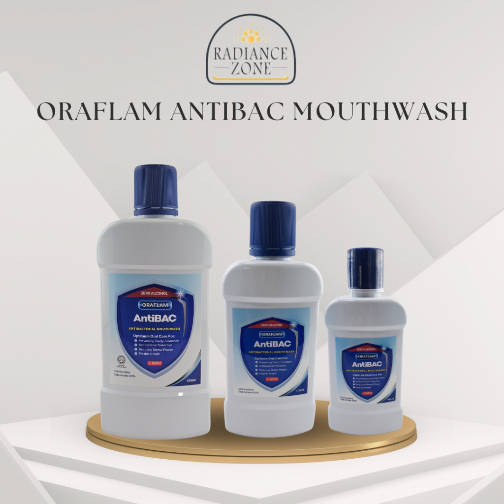 ORAFLAM Antibacterial Mouthwash | Shopee Malaysia