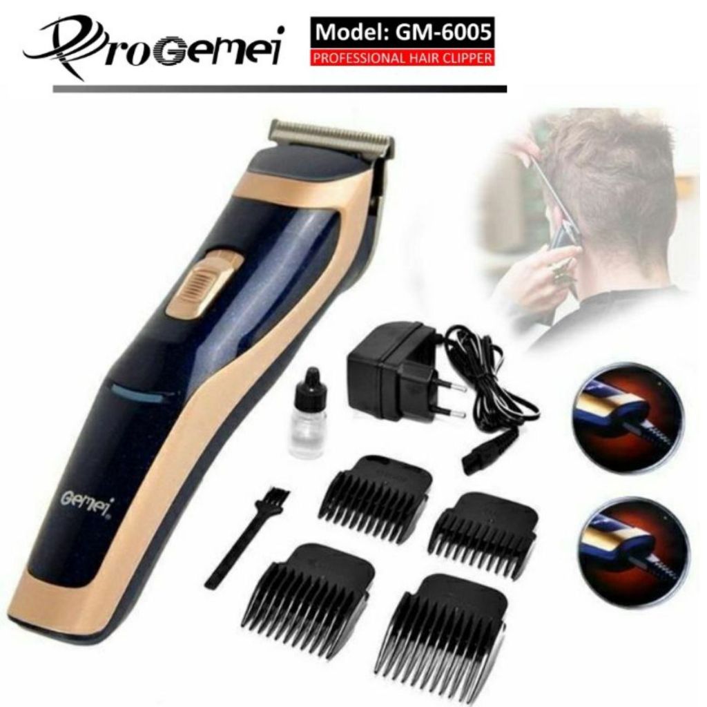 Geemy Original GM-6005 Professional Hair Clipper/Shaver/Trimmer/Cutter ...