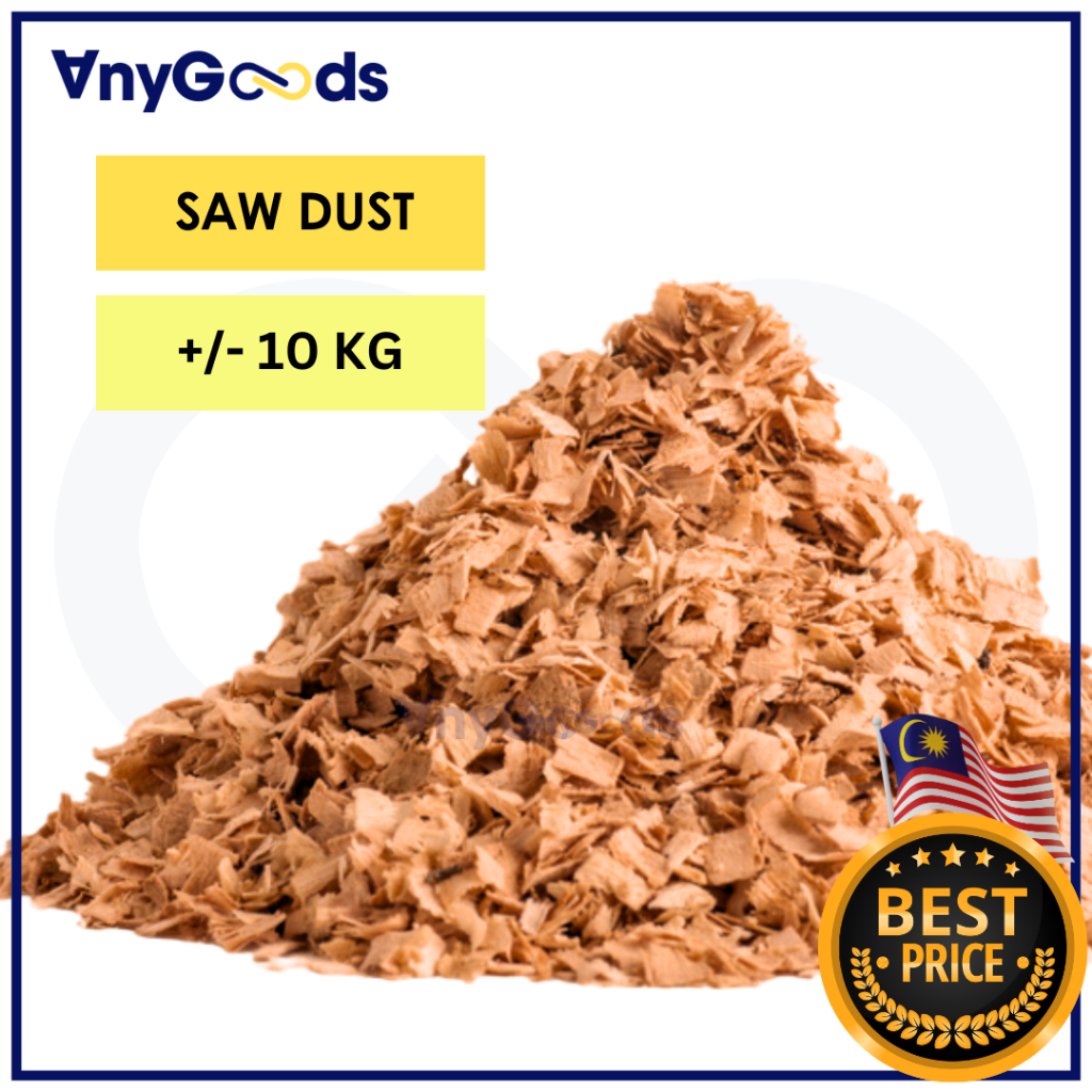 10KG AnyGoods Coarse Wood Shaving Saw Dust Gardening Farming Soil ...