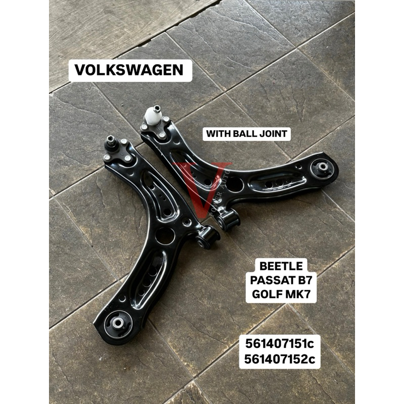 100% QUALITY ) VW VOLKSWAGEN BEETLE PASSAT B7 GOLF MK7 FRONT LOWER ARM ...