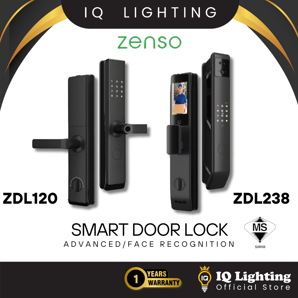 ZENSO Smart Door Lock with Install Smart Digital Lock Doorlock Password ...