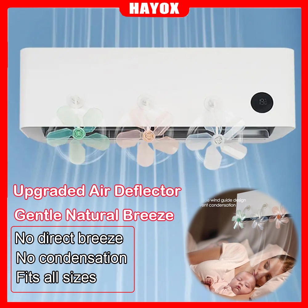 Air Conditioner Wind Guide Fan Aircond Windshield Adjustable Foldable ...