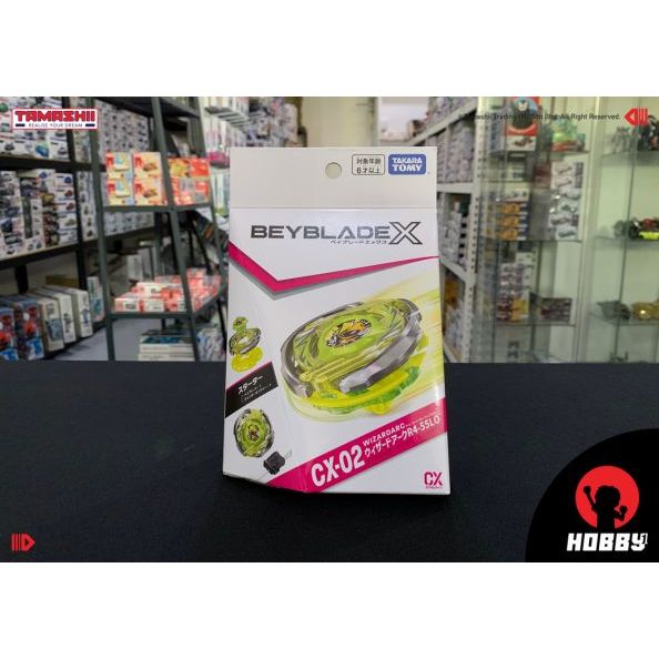 Beyblade Beyblade X CX-02 Starter Wizard Arc R4-55LO | Shopee Malaysia