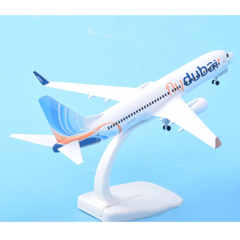 20CM Airplanes Flydubai Airlines B737 Metal Plane Model Aircraft Kid ...